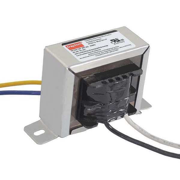 Dayton Class 2 Transformer, 20 VA, Not Rated, 24V AC, 120/208/240V AC ...