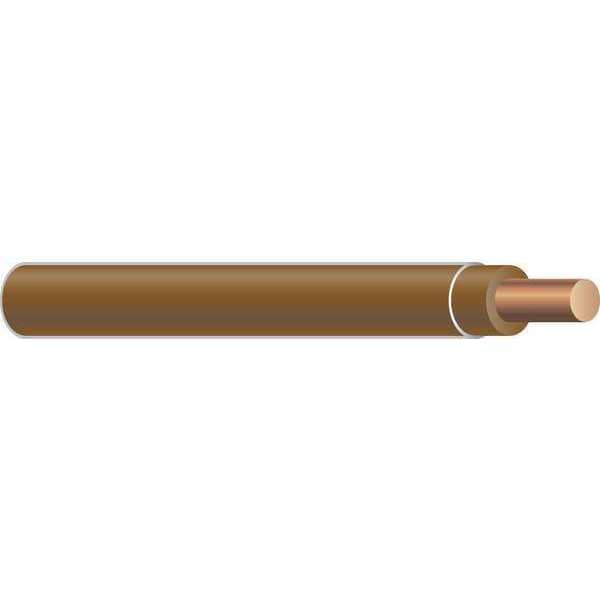 Southwire Building Wire, THHN, Copper, 10 AWG, 1C, Brown, Solid, 2500 ...
