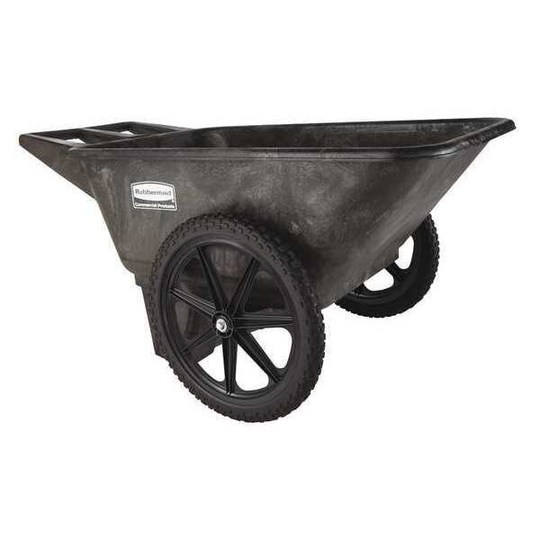 Rubbermaid Fg564200bla 28093 Big Wheel Cart Hd 14 Cu Yd 300 Lb