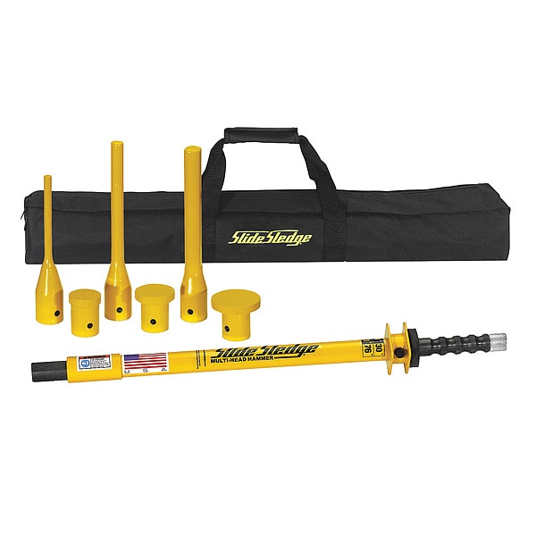 Slide Sledge Slide Hammer Sledge, 9 lb., 30", w/ 6 Tips 211105 | Zoro