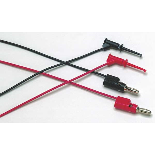 Fluke Micro Hook Test Leads, Stackable 4mm Banana Plug to Micro Hooks ...
