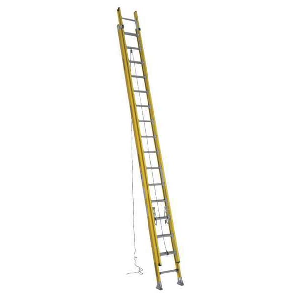 Werner 32 ft Fiberglass Extension Ladder, 375 lb Load Capacity D7132-2 ...