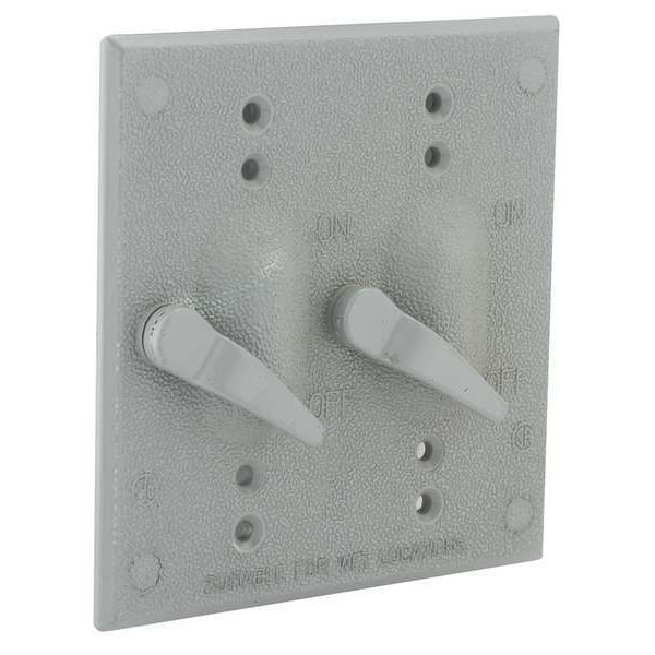 Bell Outdoor Weatherproof Cover, Switch Box Type, 2 Gang, Toggle Cover ...