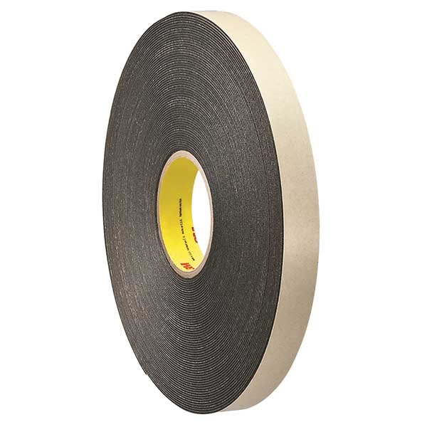 3M Double-Sided Foam Tape, 1 in W, 36 yd L, 1/16 in, Polyethylene Foam, Double-Sided 4496 | Zoro