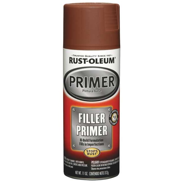 Rust-Oleum Automotive Filler Primer,Red,11 oz. (249320) | Zoro
