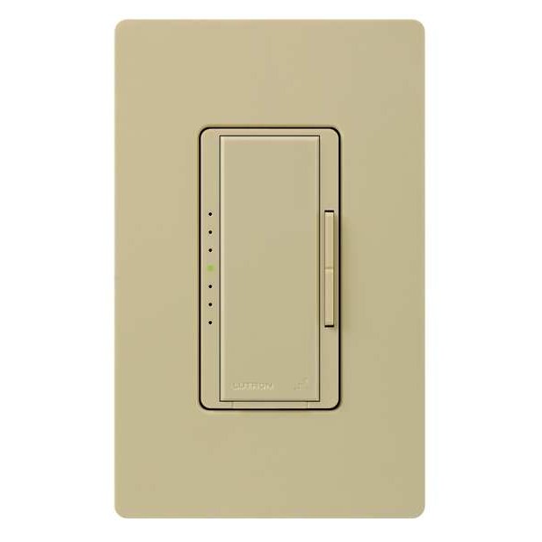 Lutron Wireless Lighting Dimmer, Rocker, 1000W/8A MRF2-10D-120-IV | Zoro