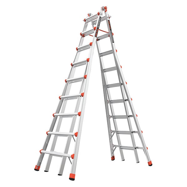 Little Giant Ladders Telescoping Step Ladder, Aluminum, 300 lb Load ...