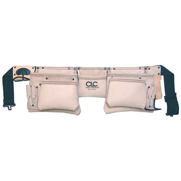 Clc Work Gear Tool Apron, Construction Work Apron, White, Top Grain ...