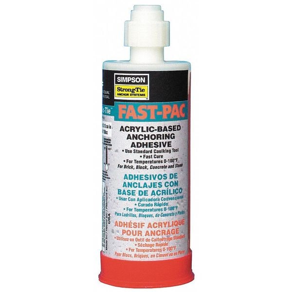 Simpson Strong Tie Structural Anchoring Adhesive, 5 oz. Container Size ...