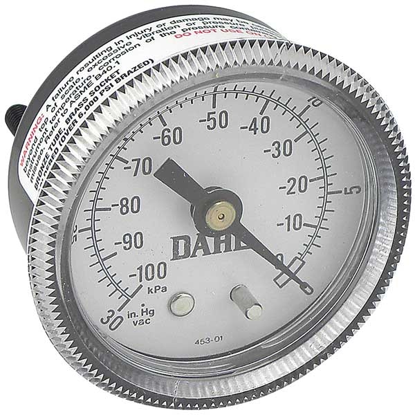 Baldwin Filters Vacuum Gauge, 85-V 85-V | Zoro