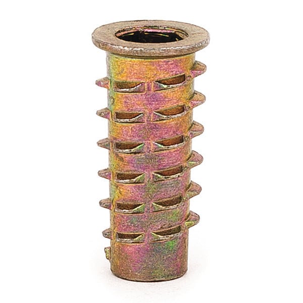 Zoro Select Hex Drive Threaded Insert, 1/4"-20 Int Thrd Sz, 63/64 in L ...