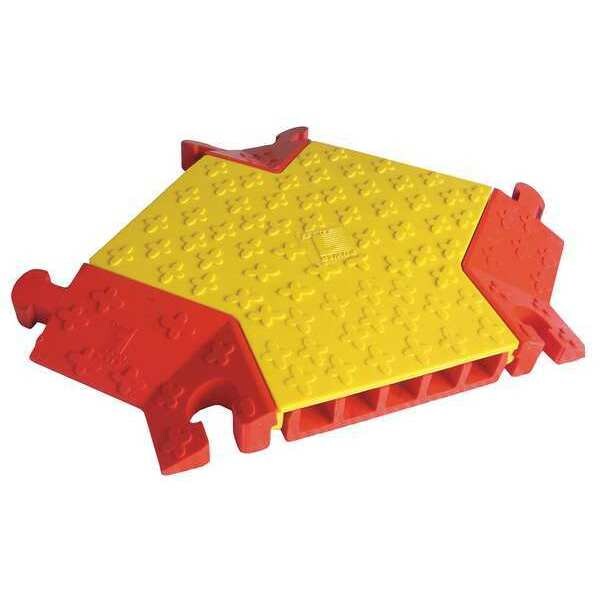 Power First Cable Protector 3-Way, Hinged, 5 Channels 4CEL2 | Zoro
