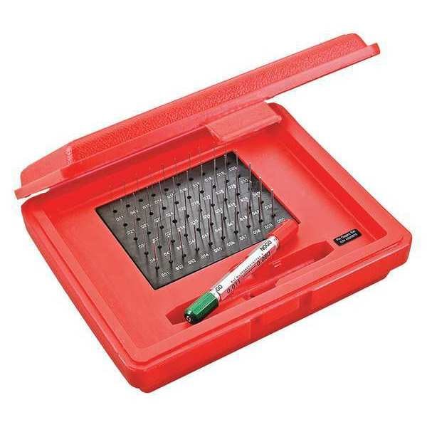 Starrett Pin Gage Set, Plus, 0.011-0.060 In S4000-060 | Zoro