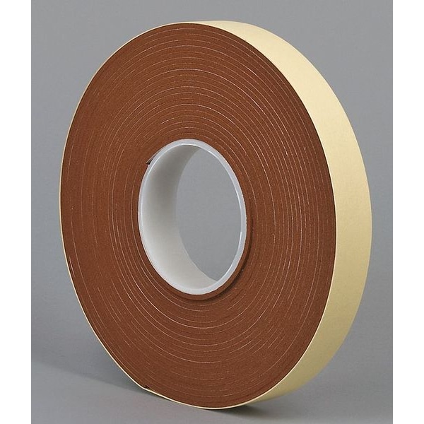 Tapecase Foam Tape, 0.5 in Width, Silicone Sponge Rubber R10470M ...