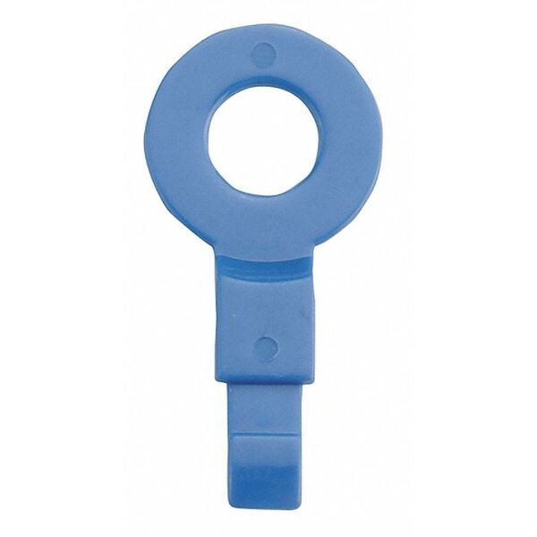 Label Safe Fill Point ID Washer, 1/4 NPT, Blue, PK6 220002 | Zoro