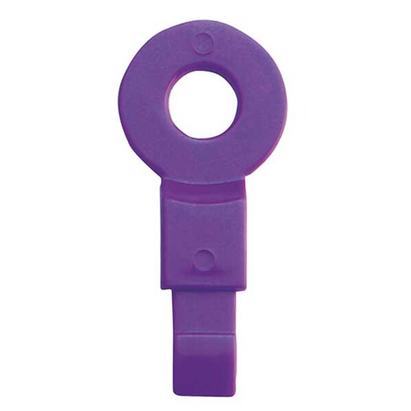 Label Safe Fill Point ID Washer, 1/8 NPT, Purple, PK6 210007 | Zoro