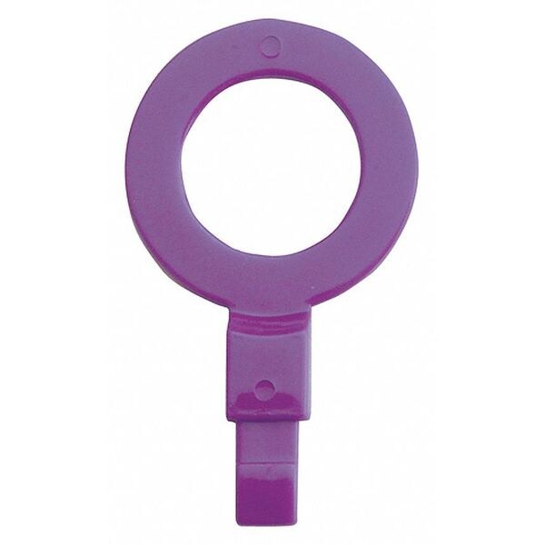 Label Safe Fill Point ID Washer, 3/4 NPT, Purple, PK6 250007 | Zoro