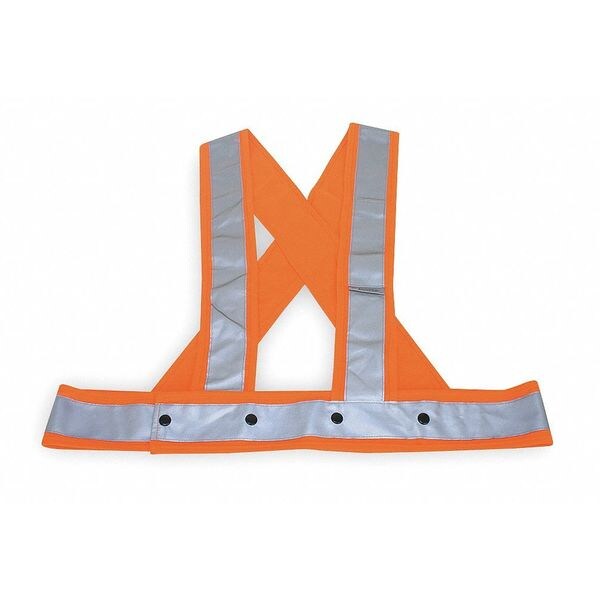 Condor L/XL Hi-Vis Sash, Orange 4CWG7 | Zoro