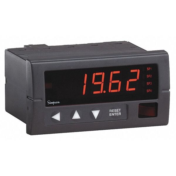 Simpson Electric Digital Panel Meter, Input 0 to 600 VDC H335115000 | Zoro