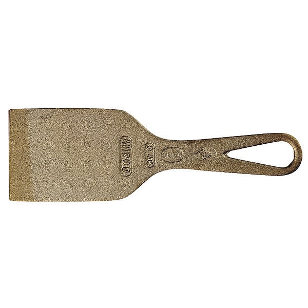Ampco Safety Tools Paint Scraper, Stiff, 3", Aluminum Bronze S-40 | Zoro