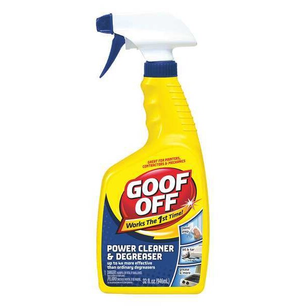 Goof Off Liquid 32 oz. Cleaner and Degreaser, Trigger Spray Bottle ...