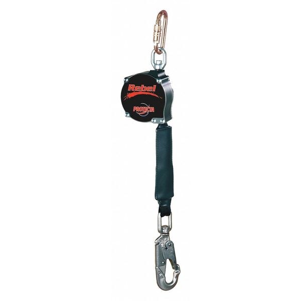 3M Dbi-Sala Rebel Self Retracting Lifeline Hook, 11 ft., Red/Black ...