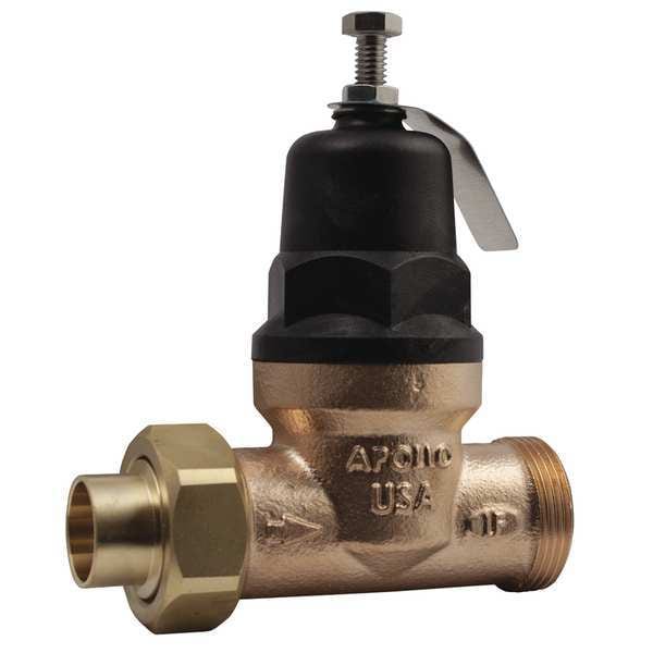 APOLLO Water Pressure Reducing Valve,3/4 In. (36ELF12401S) | Zoro