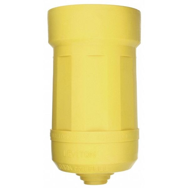Leviton Yellow 20A & 30A Locking Connector Boot 6034-Y | Zoro