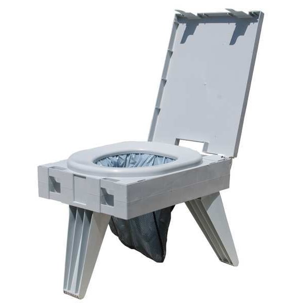 Cleanwaste Portable Toilet, Plastic, Wt. 8.43 lb D119PET | Zoro