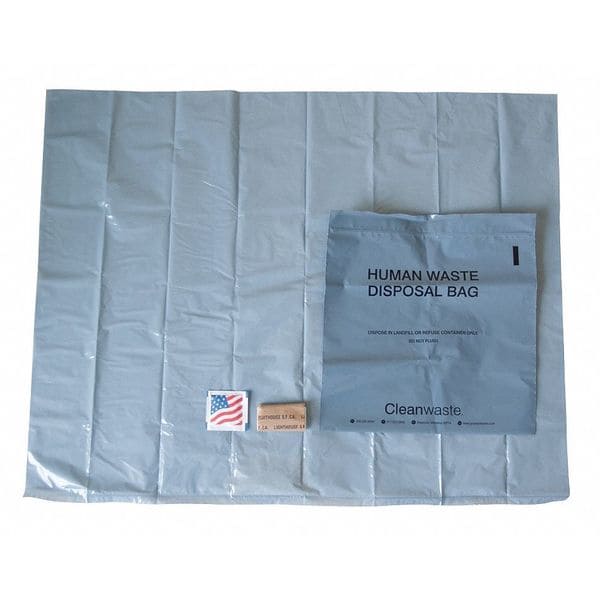 Cleanwaste Toilet Kit, Biodegradeable, PK50 D313W50 | Zoro