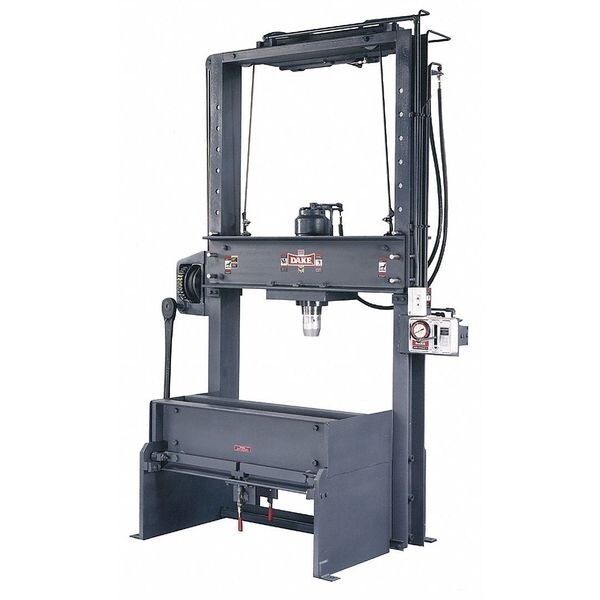 Dake Hydraulic Press, 150 t, Electric Pump 942403 | Zoro