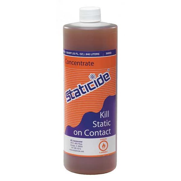 Acl Staticide Anti-Static Concetrate, Alcohol, 32 oz. 3000Q | Zoro
