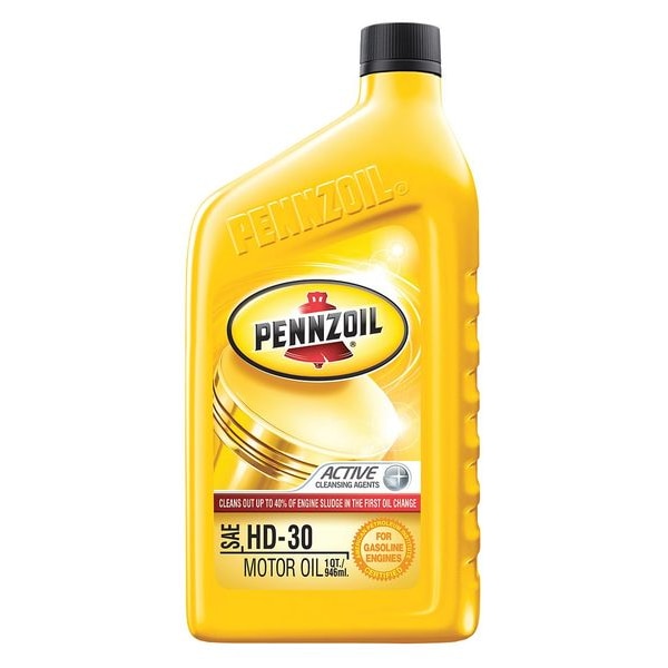 Pennzoil Engine Oil, 30W, Conventional, 1 Qt. PENZ30 | Zoro