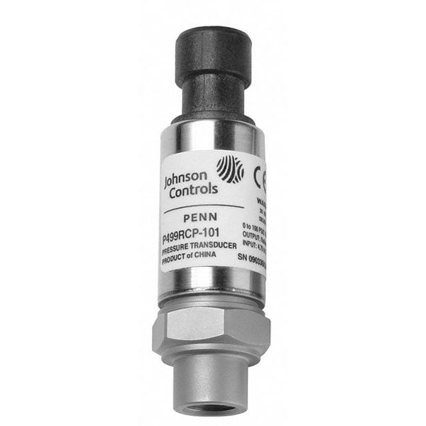 Johnson Controls Pressure Transducer,0 to 500 PSI (P499RCP-105K) | Zoro