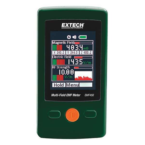 Extech EMF Meter, LCD, Include (3) AAA Batteries EMF450 | Zoro