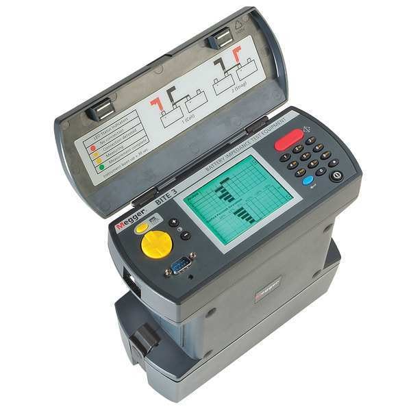 Megger Battery Capacity Analyzer, LCD BITE3 | Zoro