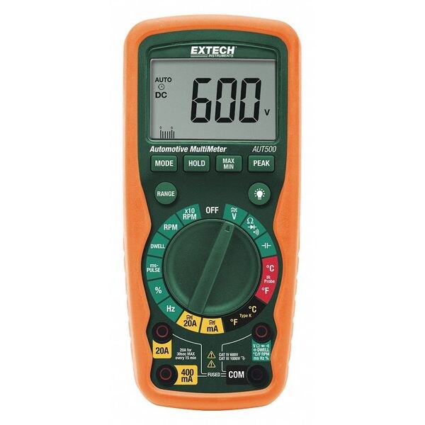 Extech Automotive Multimeter Kit, 600V AUT500 | Zoro