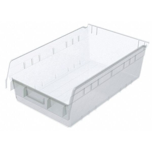 Akro-Mils Stack Bin, Industrial Grade Polymer, Clear 30018SCLAR | Zoro