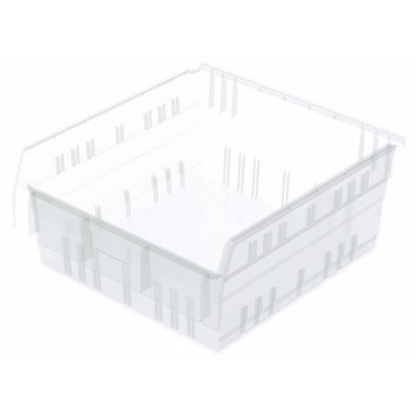 Akro-Mils Stack Bin, Industrial Grade Polymer, Clear 30818SCLAR | Zoro