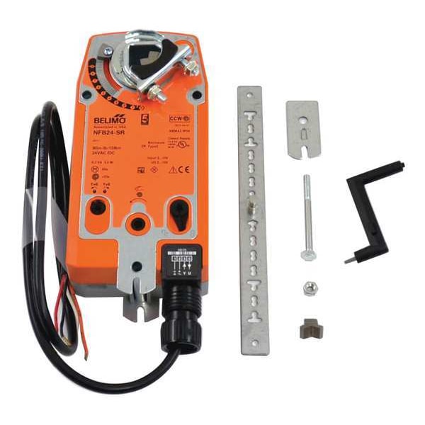 Belimo Spring Return Damper Actuator, 24VAC/DC NFB24-SR | Zoro