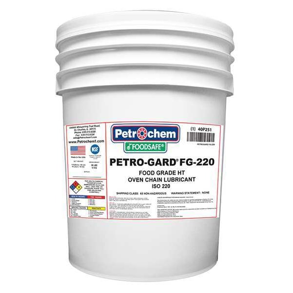 Petrochem Food Grade High Temp Lubricant, 5 Gal. FOODSAFE PETRO-GARD FG ...