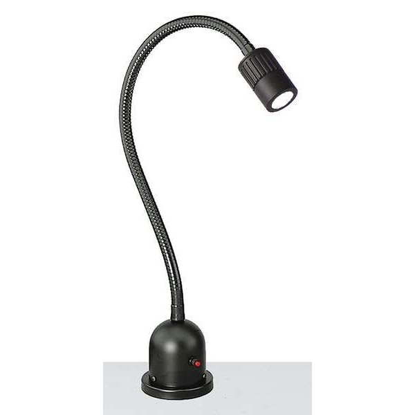 Electrix Task Light, LED, 120V, Black 7842 | Zoro