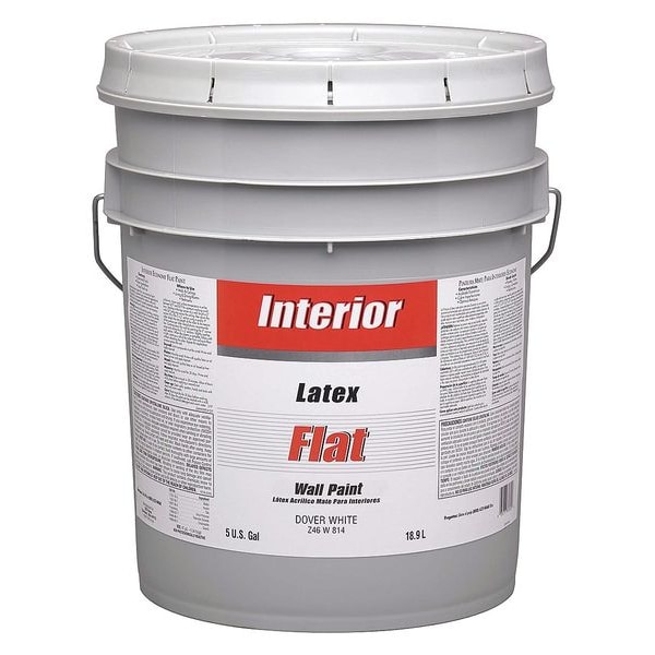 Pratt & Lambert Interior Paint, #N/A, Latex Base, Dawn Mist, 5 gal ...