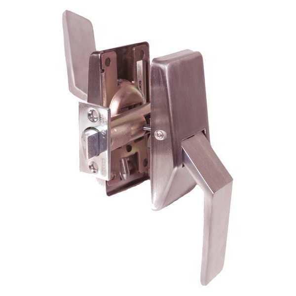 Trimco Quiet Push-Pull Latch, Vertical Mounting 1580ALH-2-52.710CU | Zoro