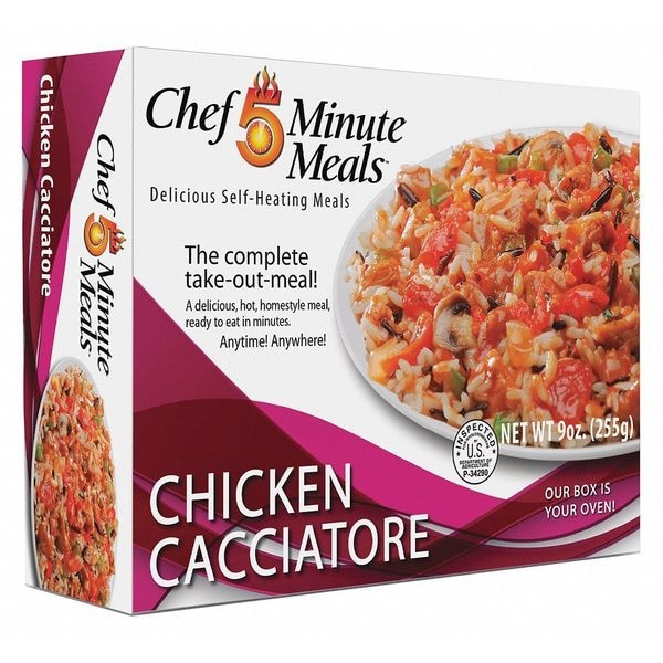 Chef Minute Meals Food Ration Packet, 9 oz., 1 Course, PK12 FMM1003-12 ...