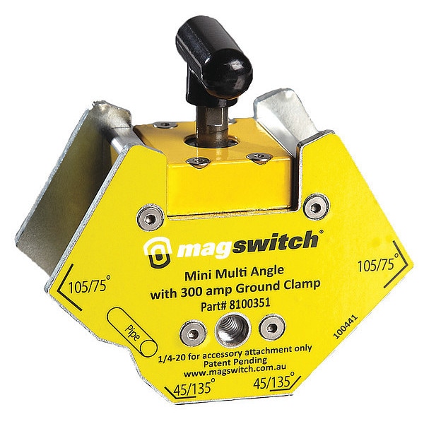 Magswitch Welding Angle, 150 lb. Max. Pull, Steel 8100351 | Zoro