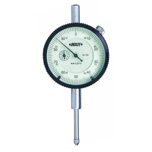 Insize Dial Indicator 1", Graduation .001 2307-1 | Zoro