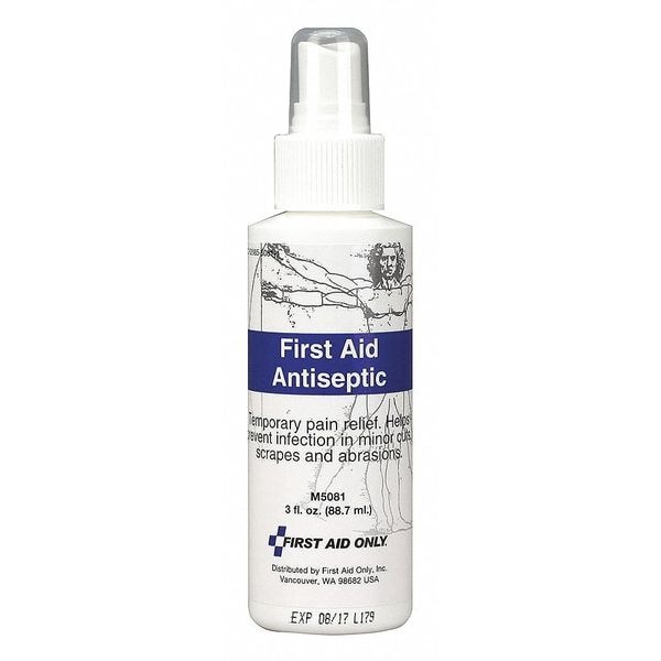 First Aid Only Antiseptic Spray, Bottle, 3 oz. M5081GR | Zoro