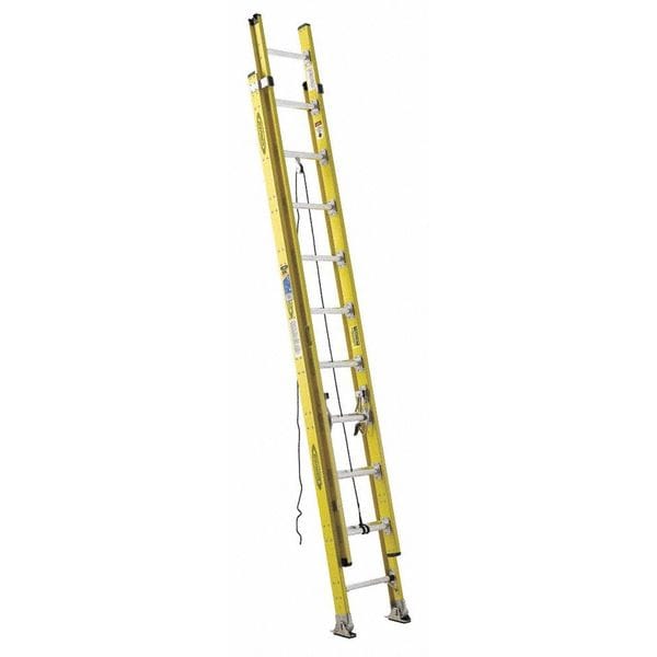 Werner 20 ft Fiberglass Extension Ladder, 375 lb Load Capacity 7120-2 ...