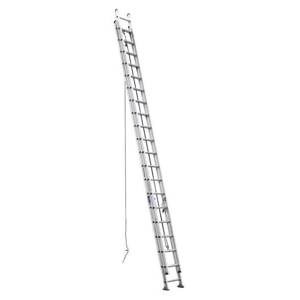 Werner 40 ft Aluminum Extension Ladder, 300 lb Load Capacity D540-2 | Zoro